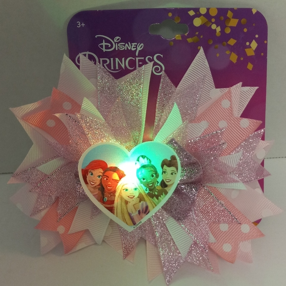 Disney | Accessories | Disney Princess Light Up Hair Bow | Poshmark